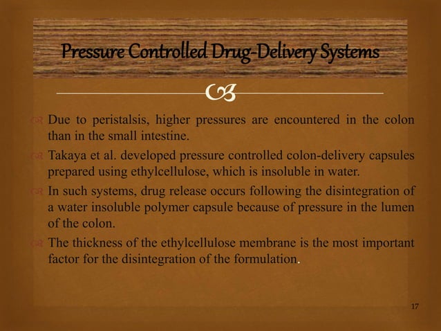 Colon targeted drug delivery | PPTX