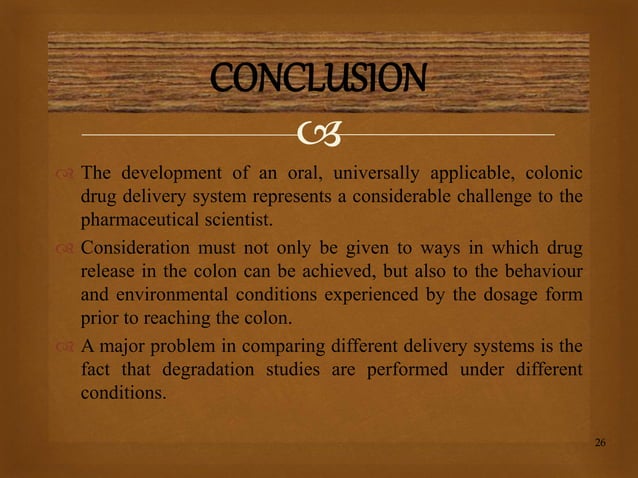 Colon targeted drug delivery | PPTX
