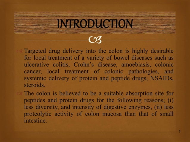 Colon targeted drug delivery | PPTX