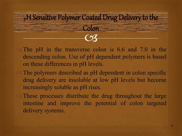 Colon targeted drug delivery | PPTX