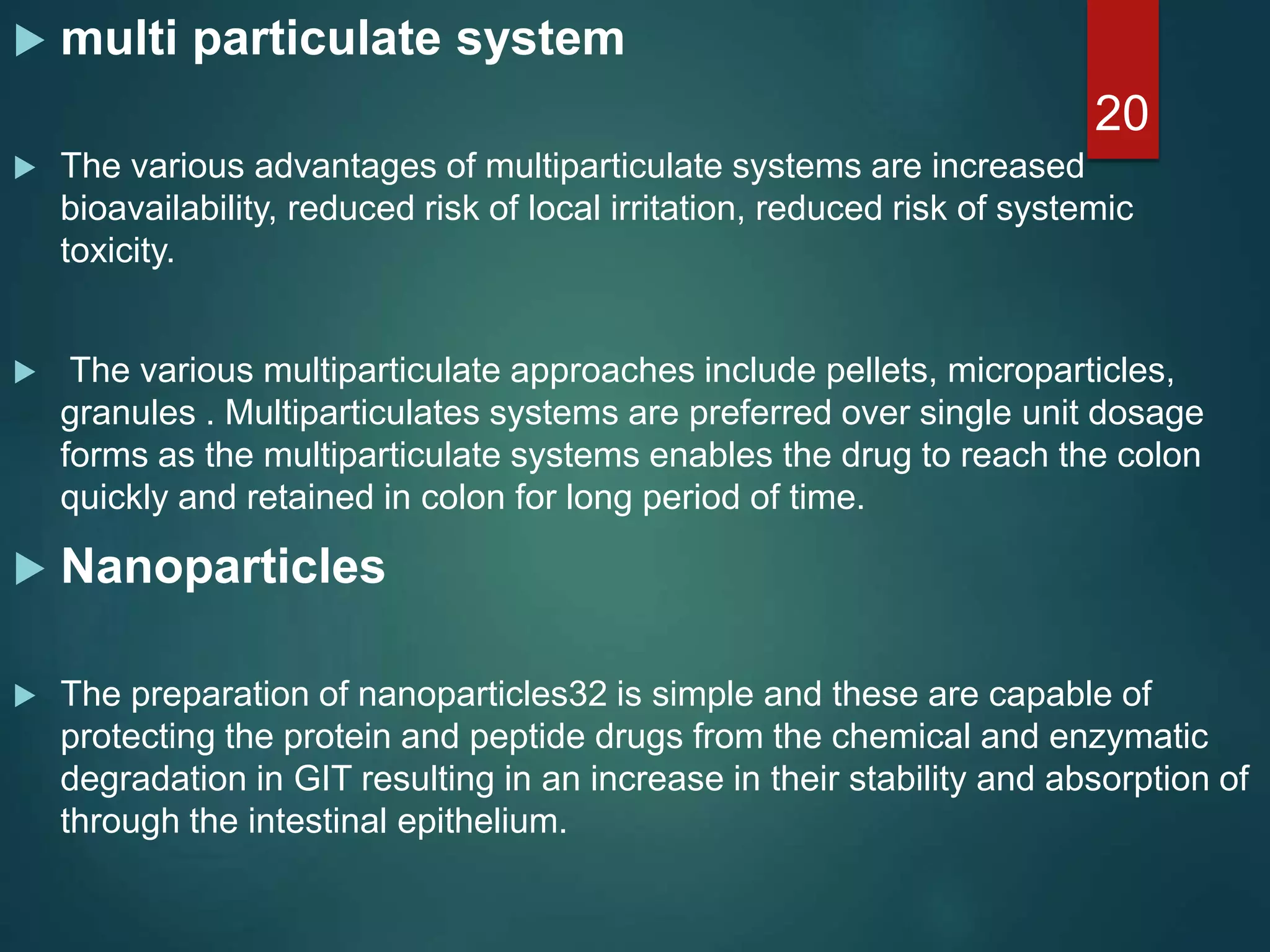 Colon targeted drug delivery | PPTX