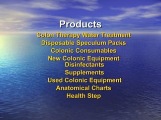 Colon therapy | PPT