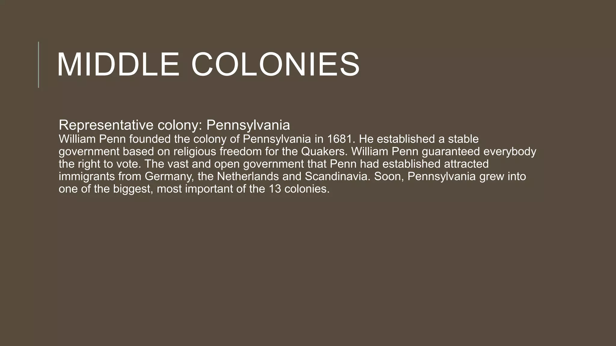 Colony comparison project ppt | PPTX | Agriculture | Industries