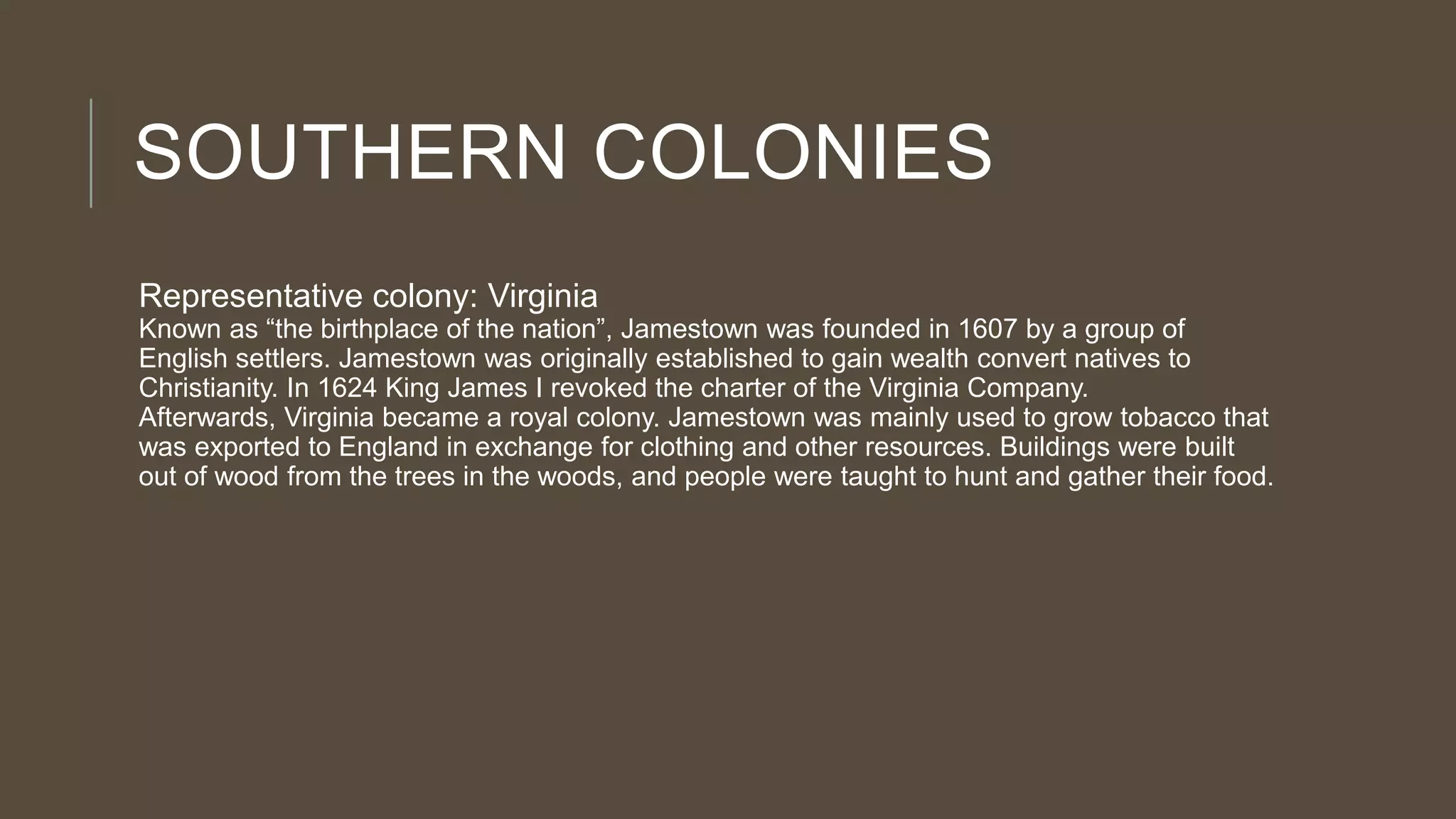 Colony comparison project ppt | PPTX | Agriculture | Industries