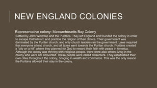 Colony comparison project ppt | PPTX | Agriculture | Industries