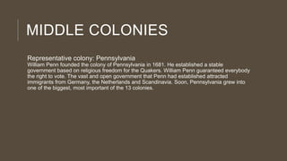 Colony comparison project ppt | PPTX | Agriculture | Industries