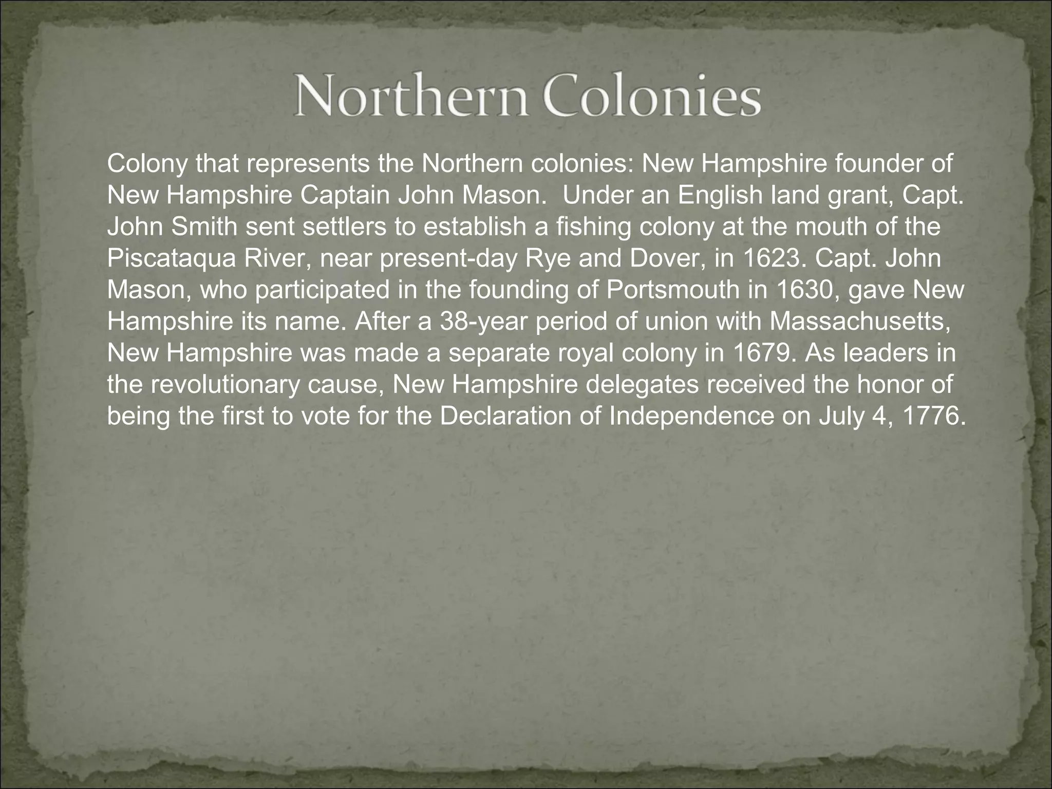 Colony Comparison Assignment | PPT