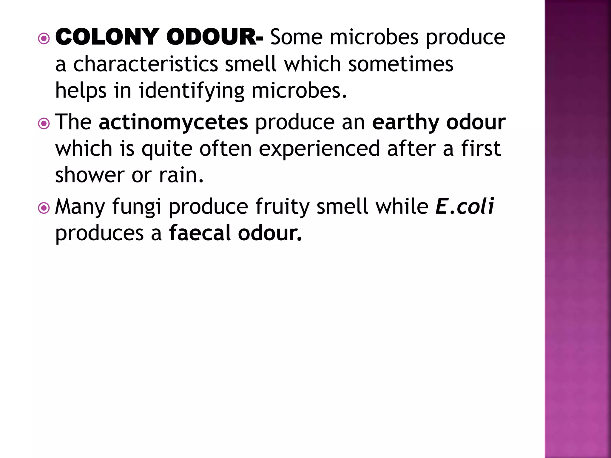 Colony Morphology & Characteristics of Cultures | PPTX
