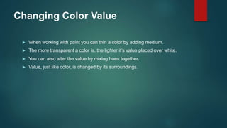Color and value | PPTX