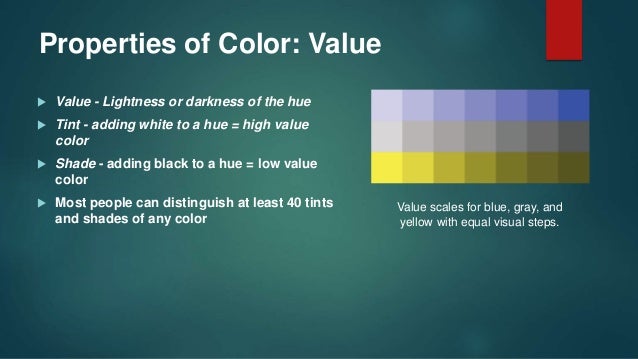 Color and value