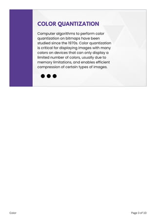 Color quantization | PDF