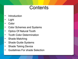 color.ppt in dentistry complete dental c | PPT