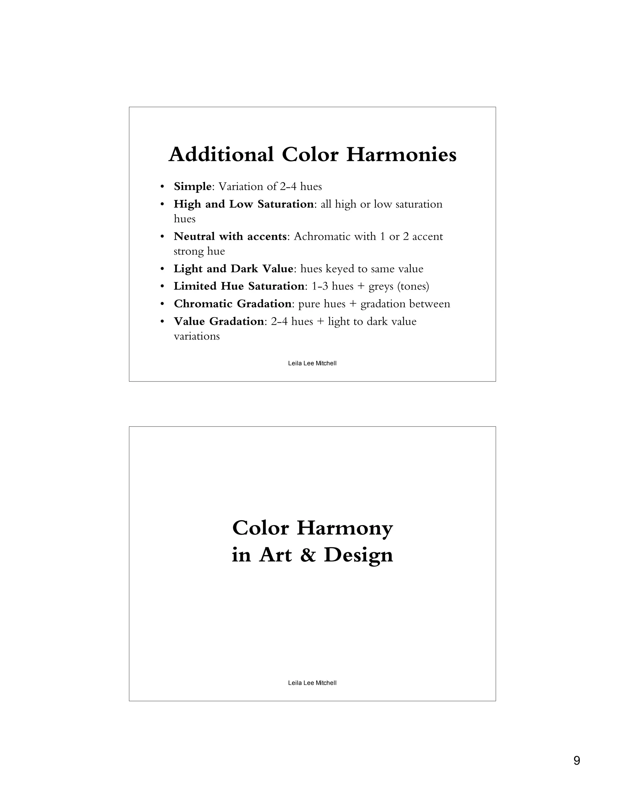 Color harmony | PDF