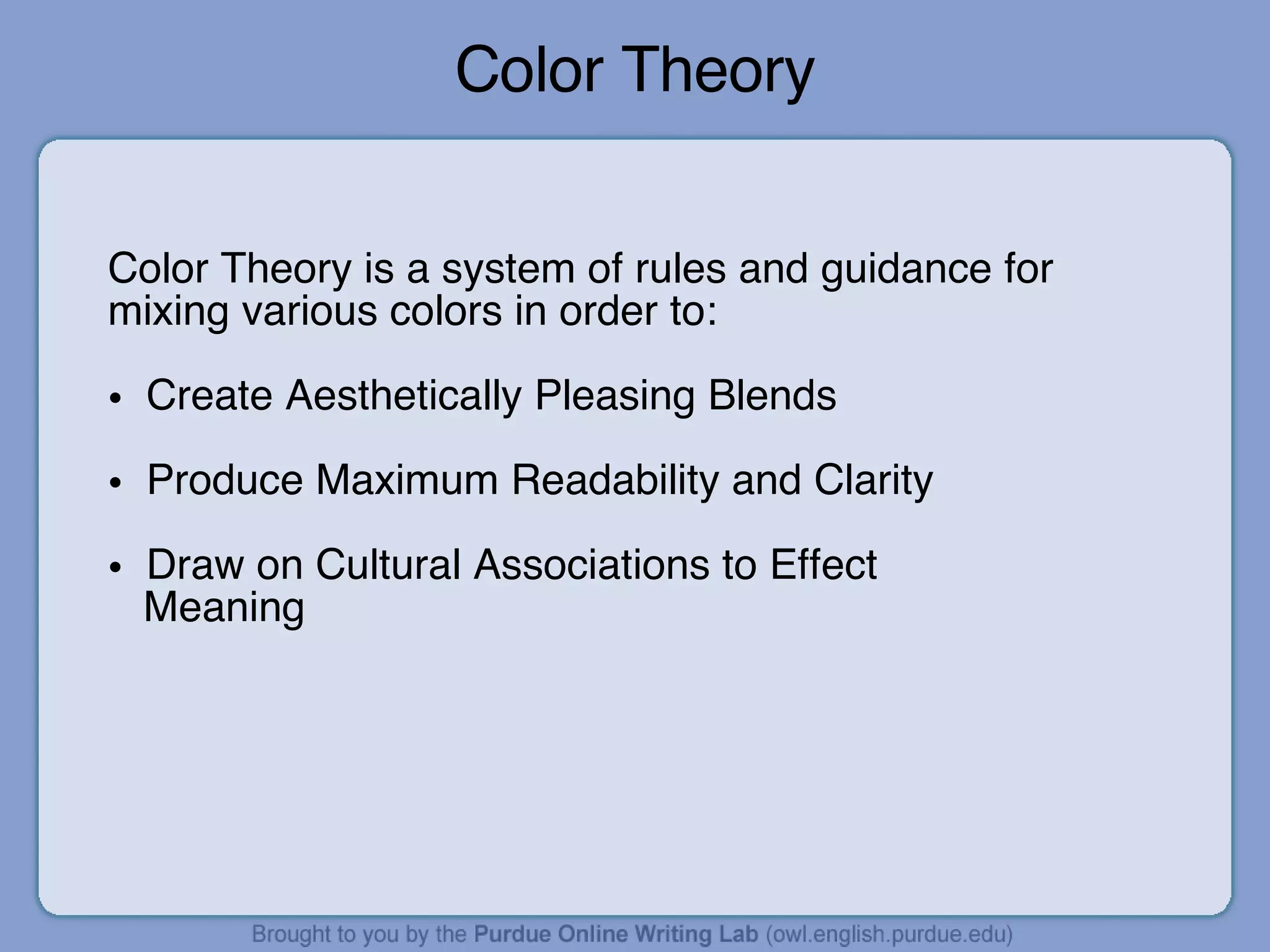 Color Matches | PPT