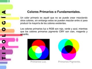 El Color: Propiedades y Tipologia | PPTX