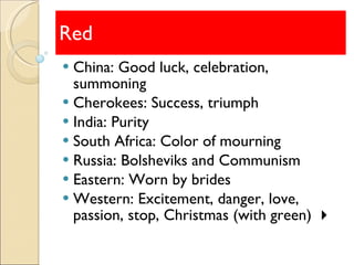 Color Symbolism | PPT