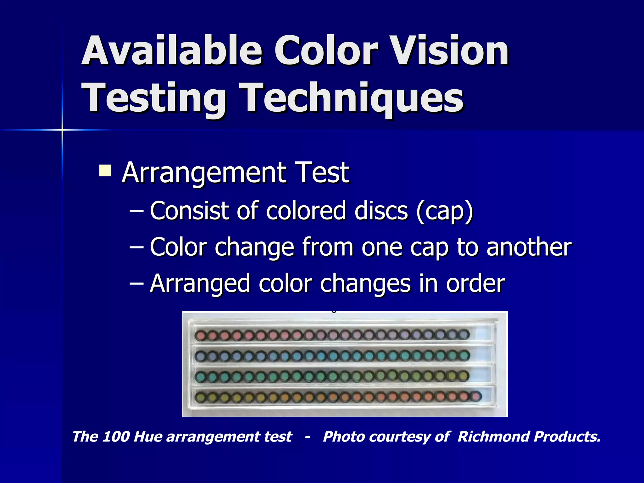 Color Vision Testing | PPT