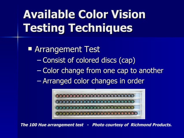 Color Vision Testing | PPT