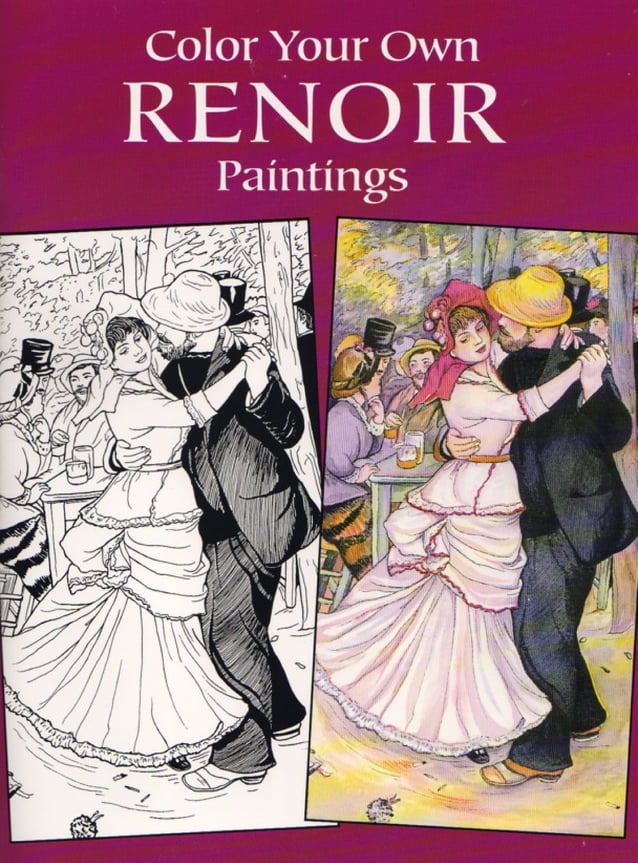Color Your Own Renoir Paintings | PDF
