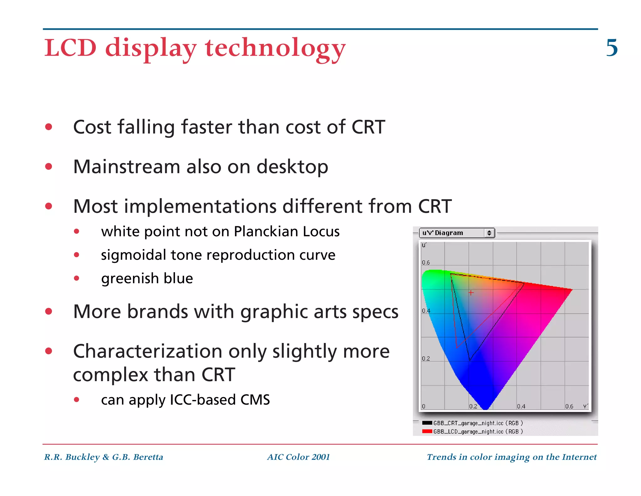 Trends in color imaging on the Internet | PPT