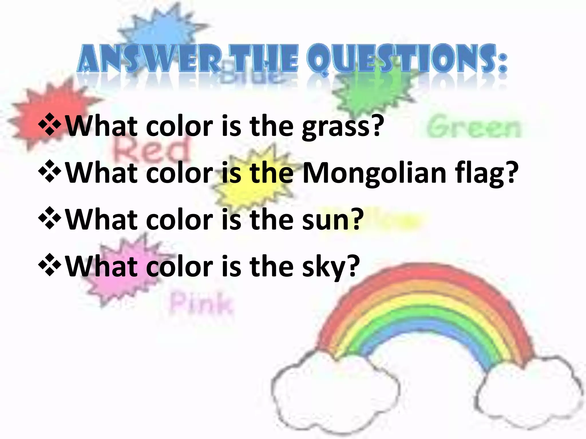 Color 5th grade | PPT