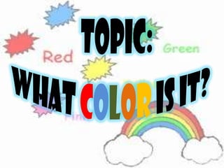Color 5th grade | PPT