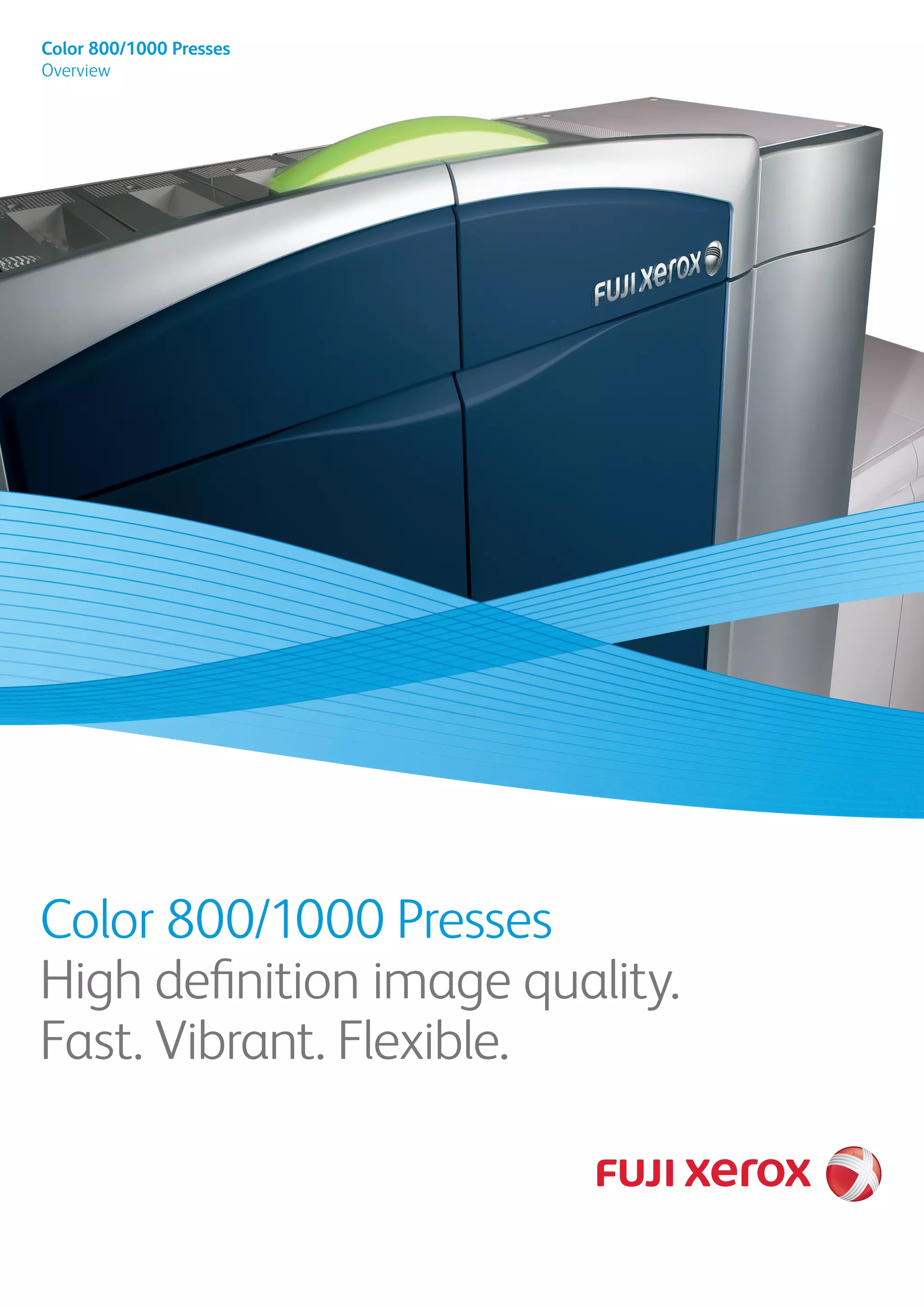 Color 800/1000 presses | PDF