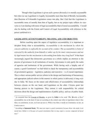 Colorable legislation | DOC | Law