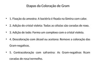 microbiologia e coloração de Gram. Membranas celulares | PPTX | Skin ...