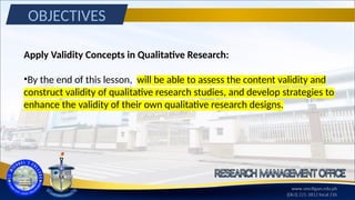 Colorada-Construct-Validity for qualitative.pptx