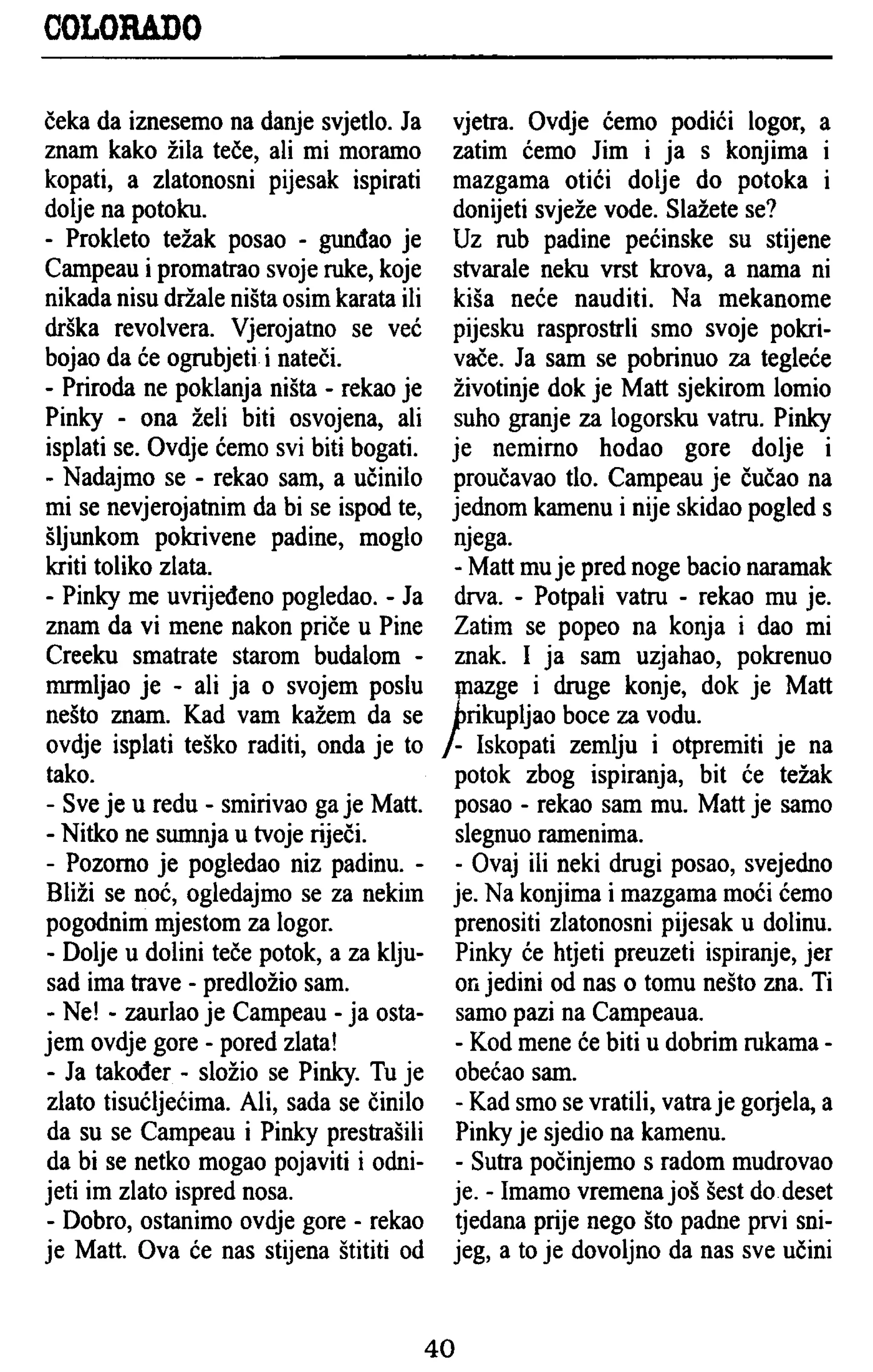 Colorado 001. zlato prokletih (drzeko&folpi&sinisa04) | PDF