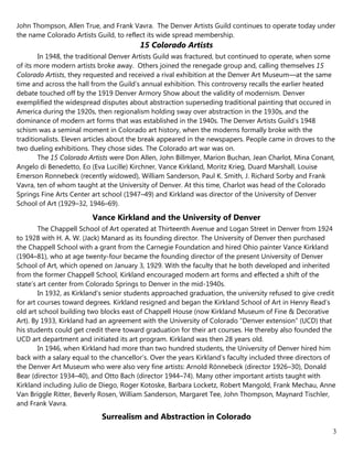 Kirkland Museum:Colorado art | DOCX