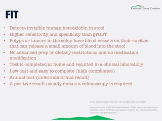 Understanding the Screening Options from the new USPSTF Colorectal ...