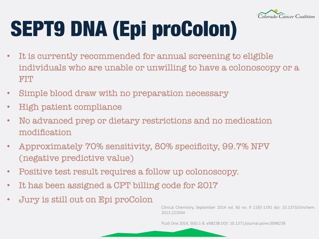 Understanding the Screening Options from the new USPSTF Colorectal ...