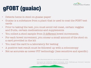 Understanding the Screening Options from the new USPSTF Colorectal ...