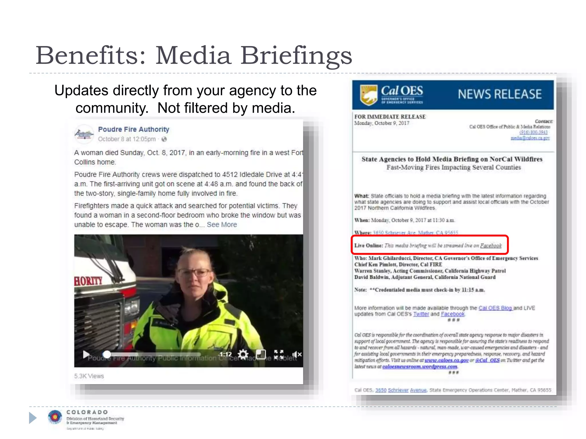 Colorado fire chiefs presentation micki trost 2017 | PPT