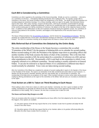 Colorado Legislative Process | PDF | Law