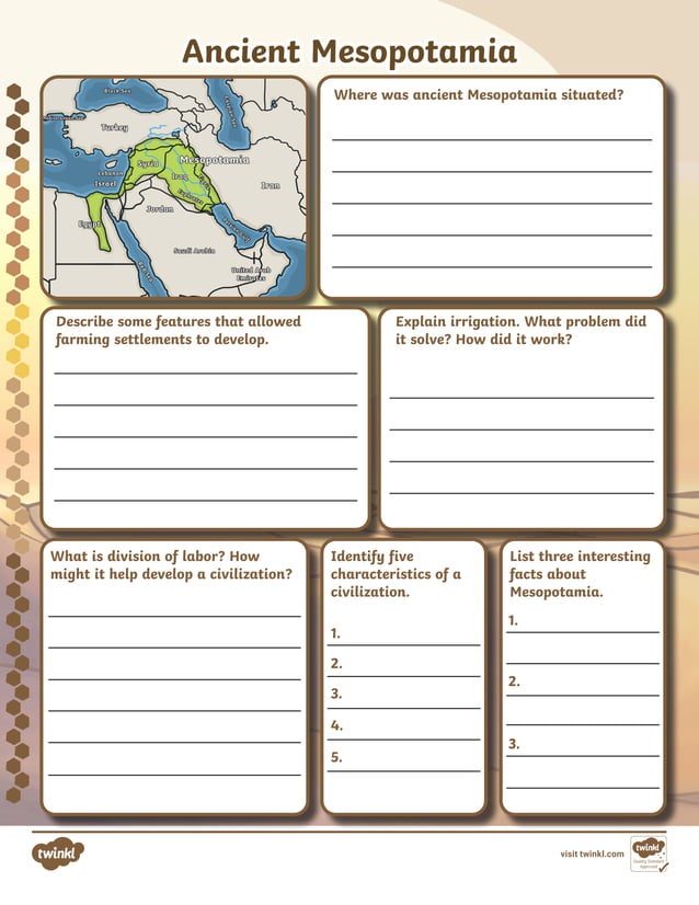 Color Ancient Mesopotamia Graphic Organizer.pdf
