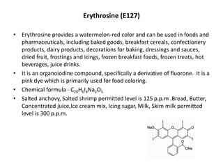 Food color and artifical sweeteners.pptx