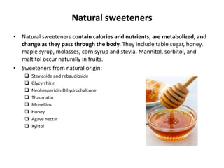 Food color and artifical sweeteners.pptx
