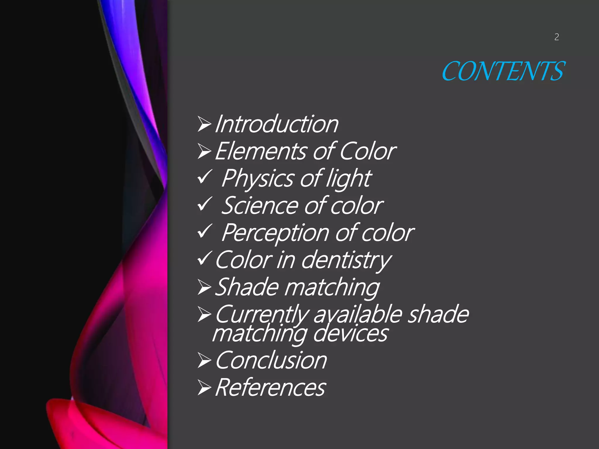 Color and shade matching | PPTX