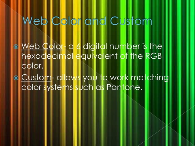 Color an element of design | PPT
