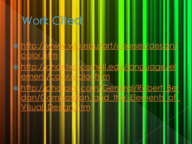 Color an element of design | PPT