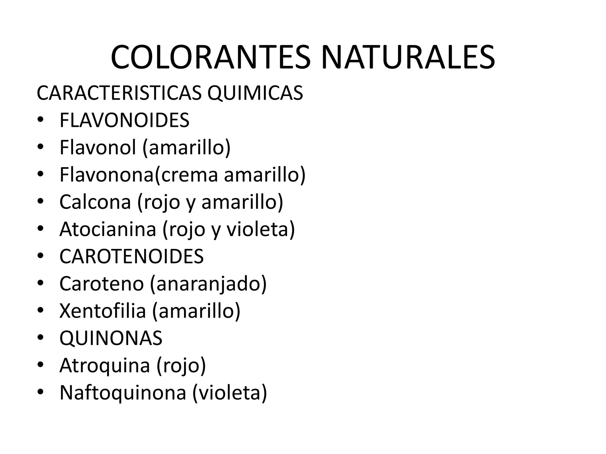 Colorantes quimica | PPTX