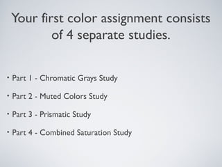 Color assignment 1 | PPT
