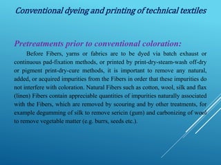 Coloration of technical textile | PPTX