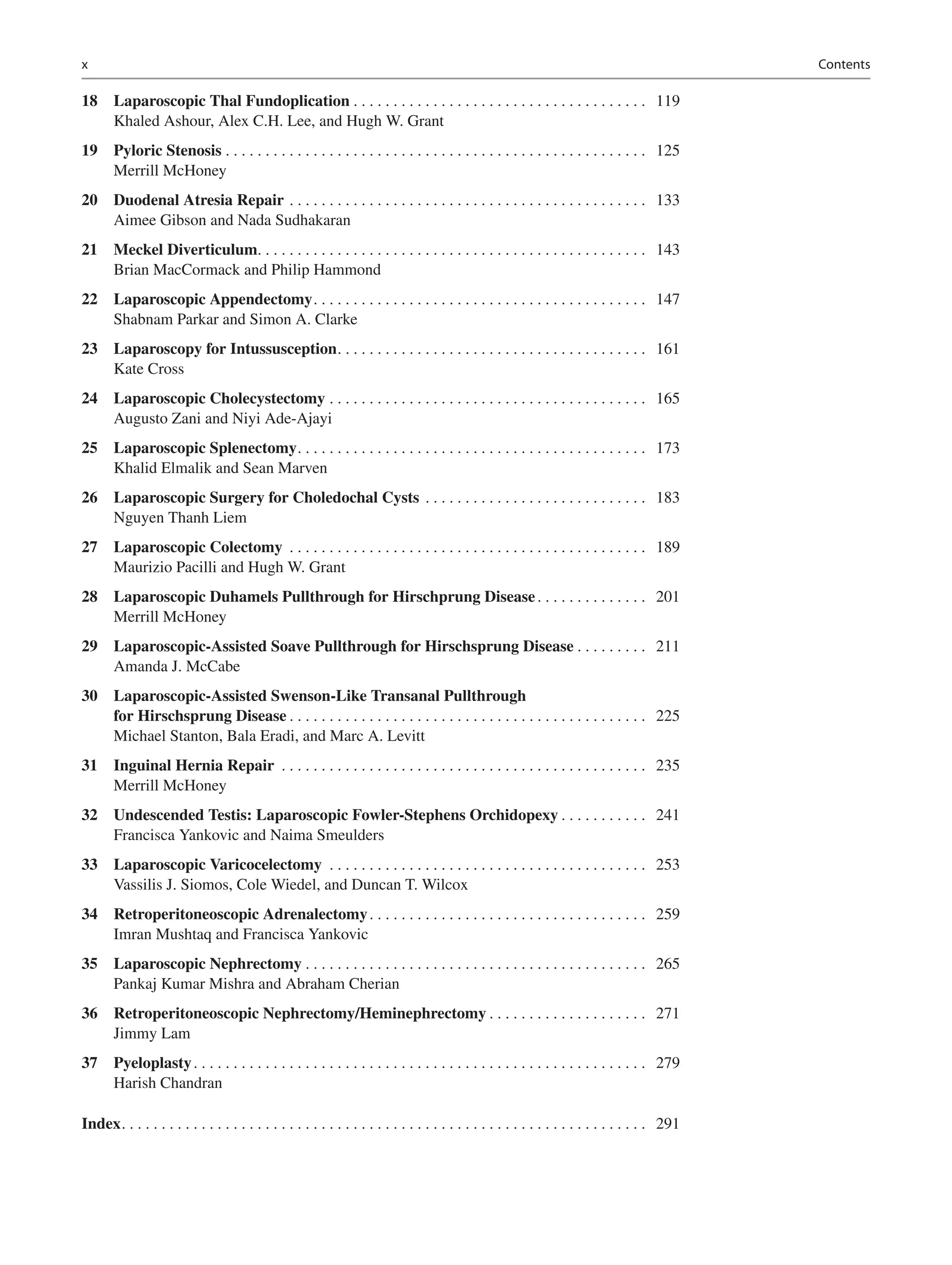 Color atlas of pediatric anatomy, laparoscopy, | PDF