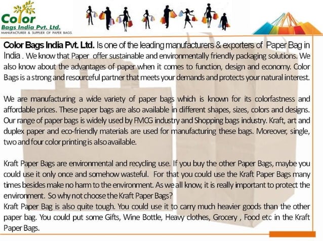 Colorbags Paper Carry Bag | PPT