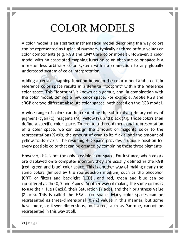 Color based image processing , tracking and automation using matlab | PDF | Artificial ...