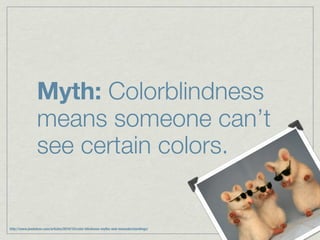 Colorblindness: How to (not) be a jerk to the colorblind. | KEY